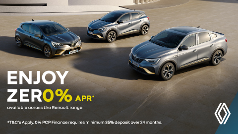 Renault New Cars - 0% APR Finance Offers
